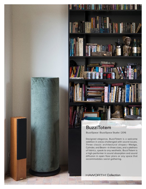 BuzziTotem Product Sheet | Details Page | Haworth